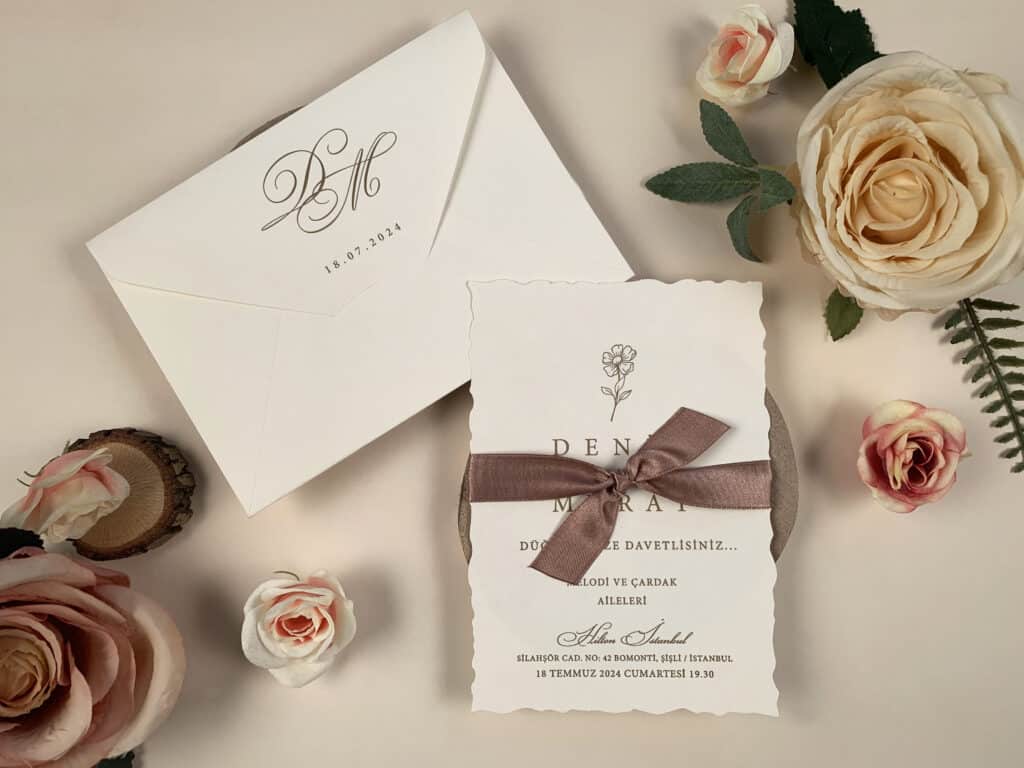 Invitatie de Nunta cu motiv Elegant - Cod 96931 - Indigo