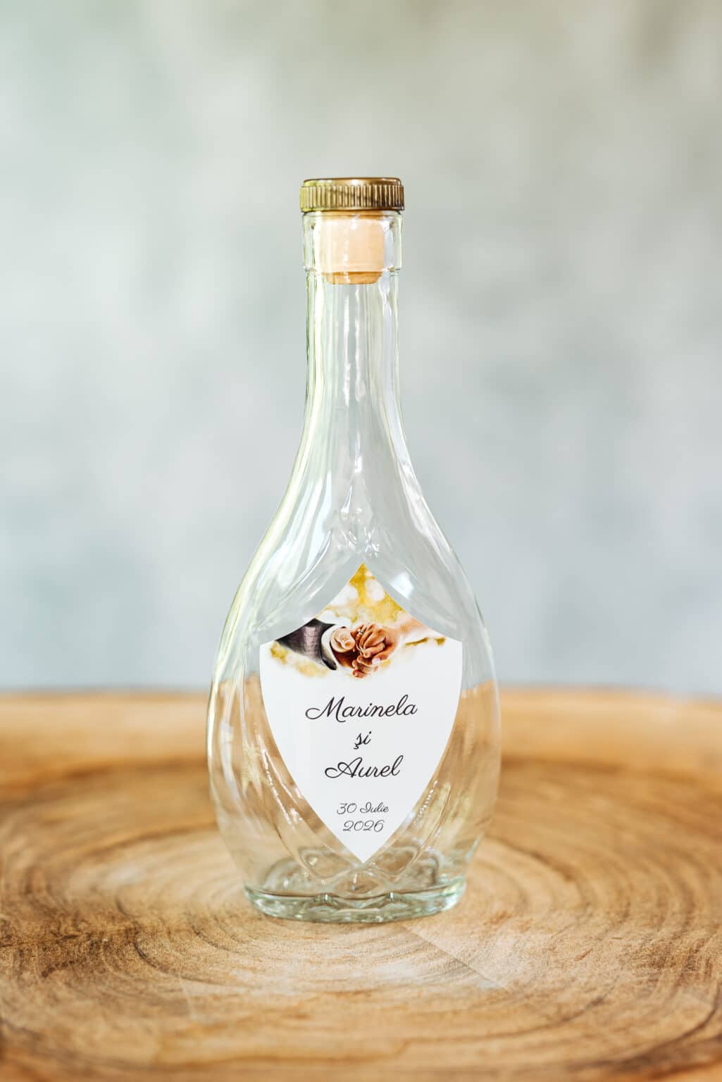 Sticla marturie Nunta IKONA K 250 ML - Indigo