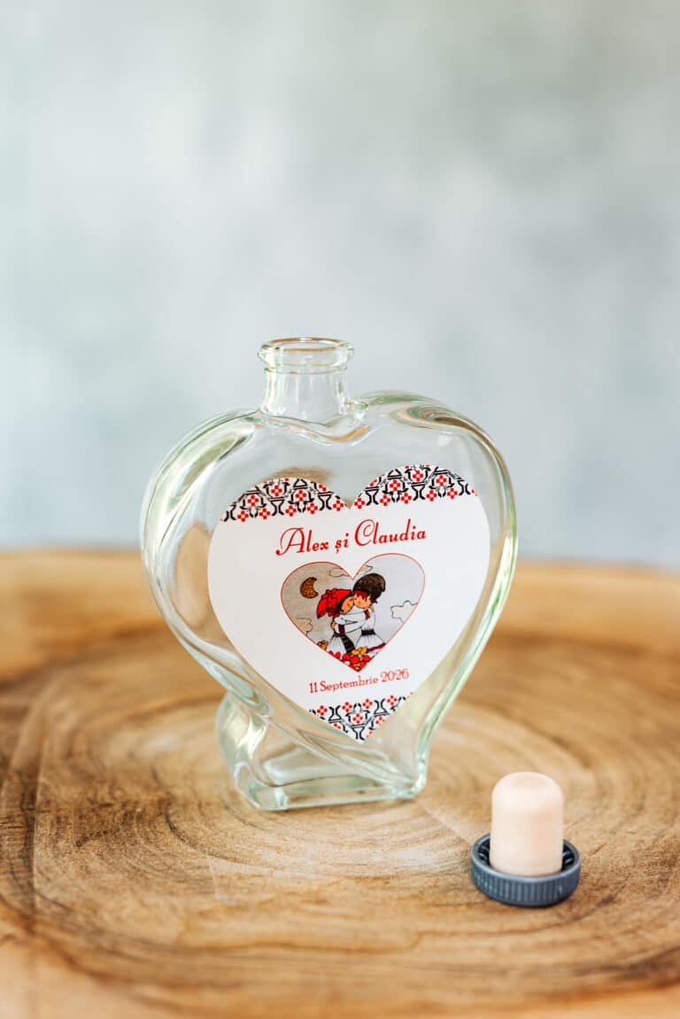 Sticla marturie NUNTA 200 ML MORITZ - Indigo