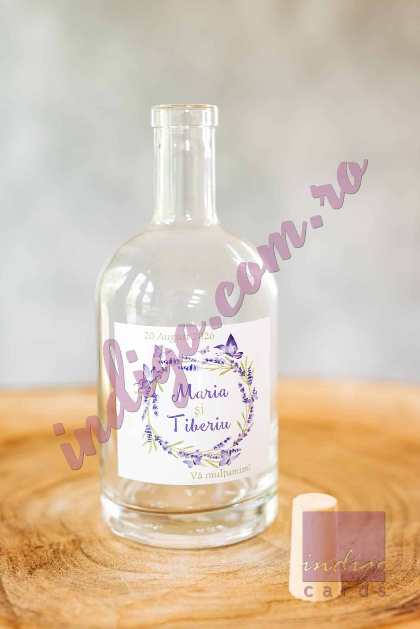 Sticla marturie Nunta CECILIA 700 ML - Indigo