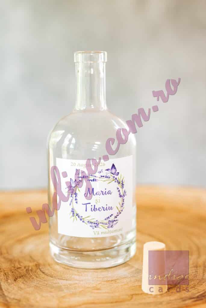 Sticla marturie Nunta CECILIA 700 ML - Indigo