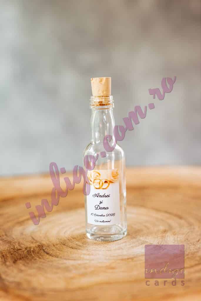 Sticla marturie Nunta VARNA 50 ML - Indigo